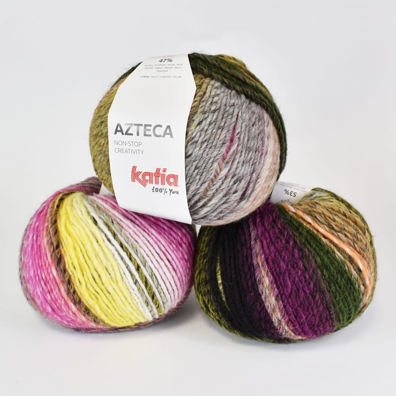 Włóczka Katia Azteca 7871 Kokonki - motki ombre