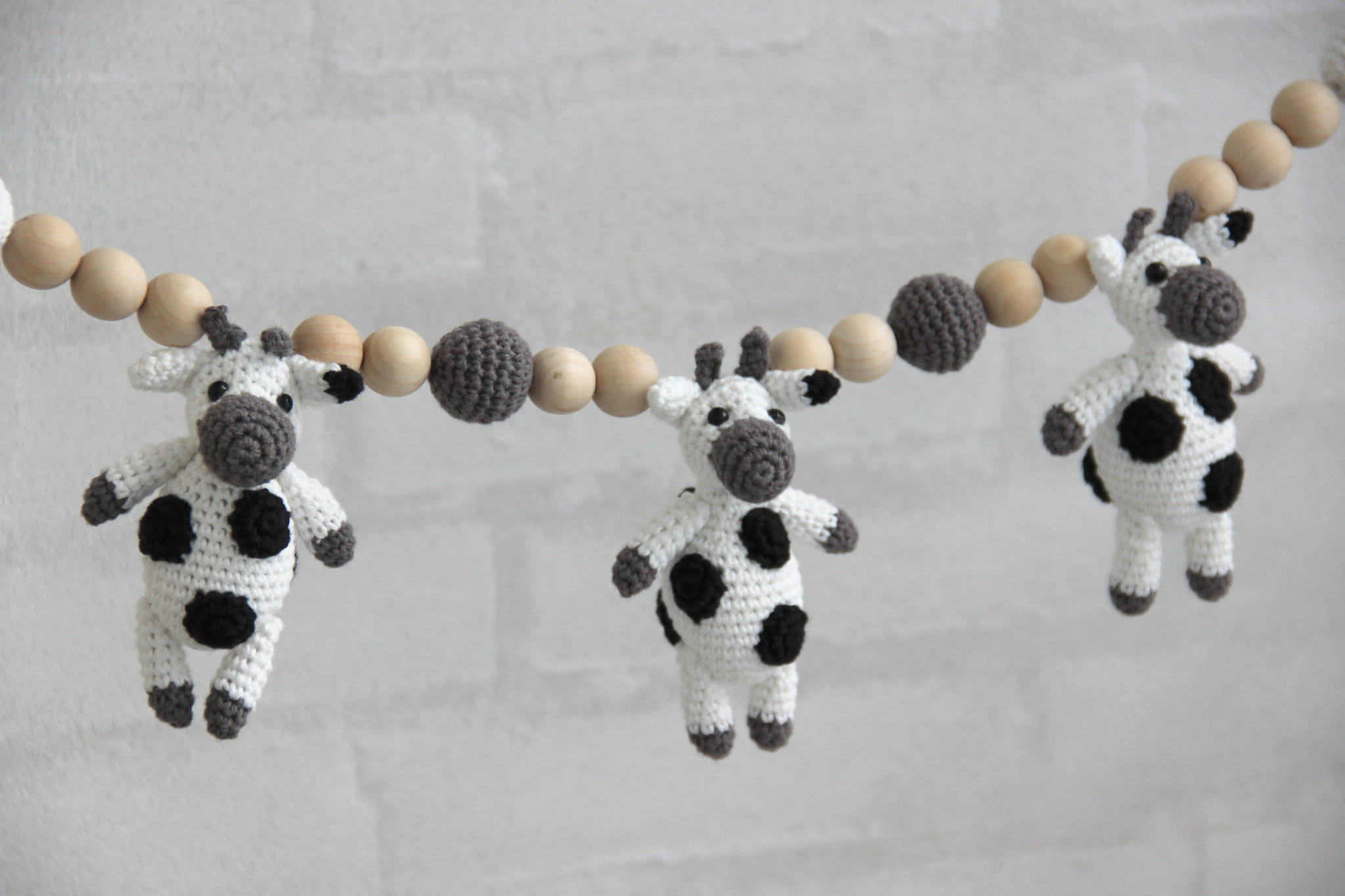 Wzór Go handmade Cow Dorte / szydełko / girlanda dla maluszka / w ...