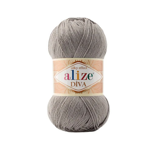 Włóczka Alize Diva 283 / chłodny brąz - Kokonki