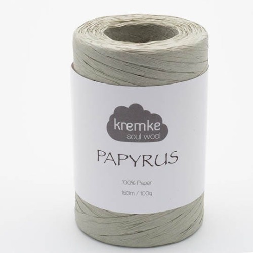 Raffia Kremke Papyrus 85 / zielono szary - Kokonki